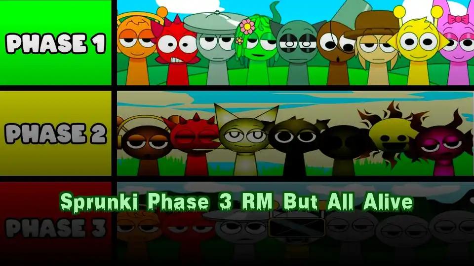 Sprunki(спрунки) Phase 3 RM But All Alive: играть Sprunki(спрунки ...